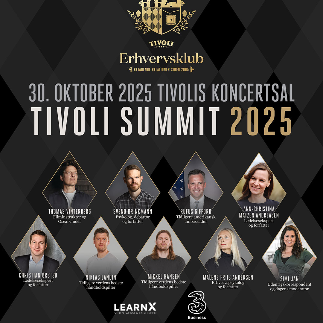 Tivoli Summit 2025 - 30. oktober 2025 i Tivolis Koncertsal